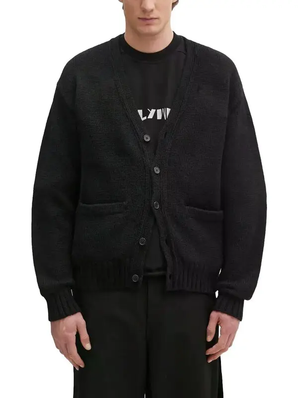 WACKO MARIA Wool Cardigan - Black