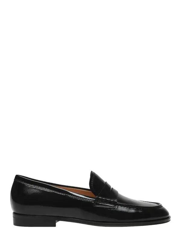 GIANVITO ROSSI Leather Loafers - Black