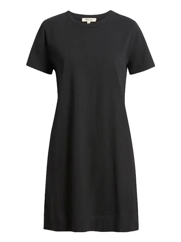 Madewell T-shirt Minidress - Jet Black