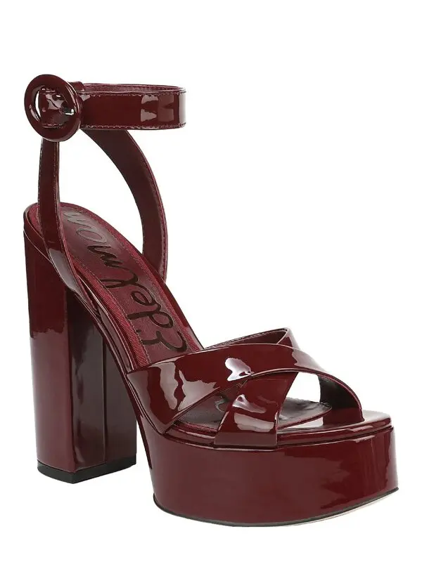 Sam Edelman Savannah Platform Sandal - French Merlot