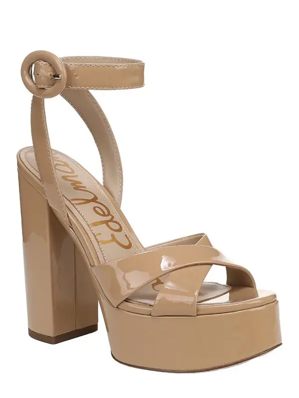 Sam Edelman Savannah Platform Sandal - Sienna Tan