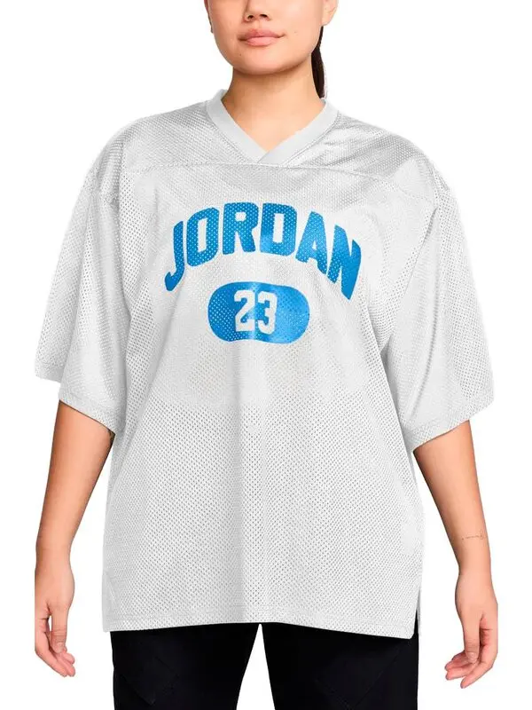 JORDAN Brooklyn Oversize Jersey - White/university Blue