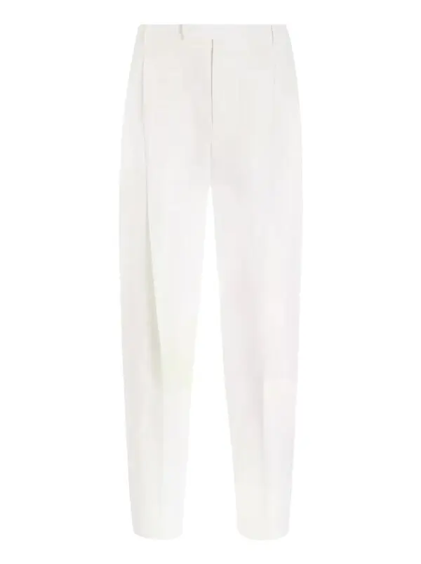 Dolce & Gabbana Linen Trousers - White