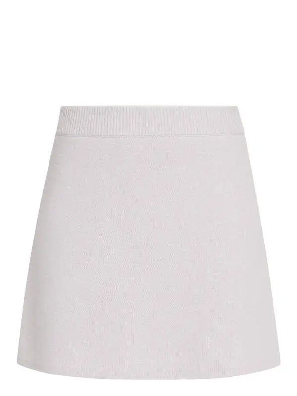 LISA YANG Clare Cashmere Mini Skirt - Seashell