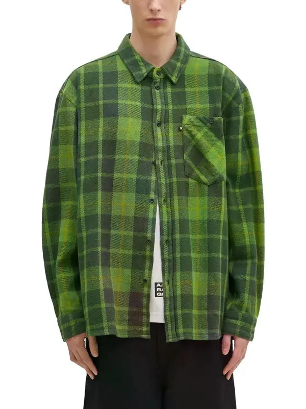 Wood Wood Checked Shirt - Green