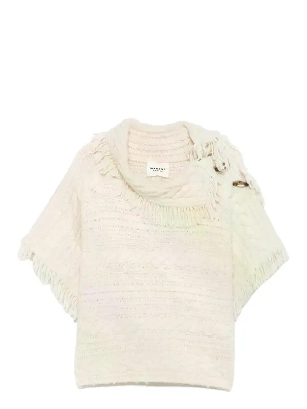 MARANT ETOILE Blanche Poncho - Neutrals