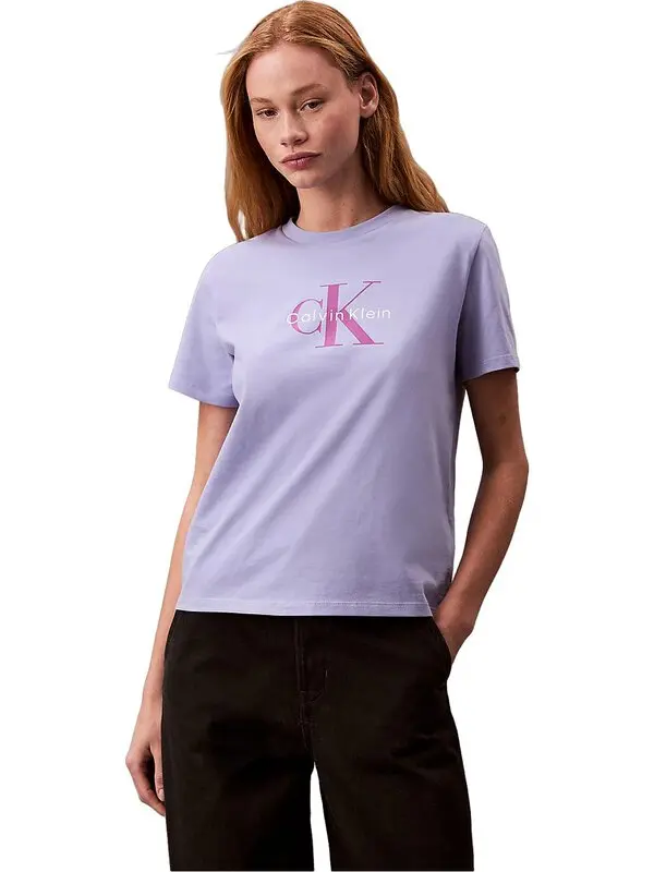 Calvin Klein Monologo Tee - Persian Violet