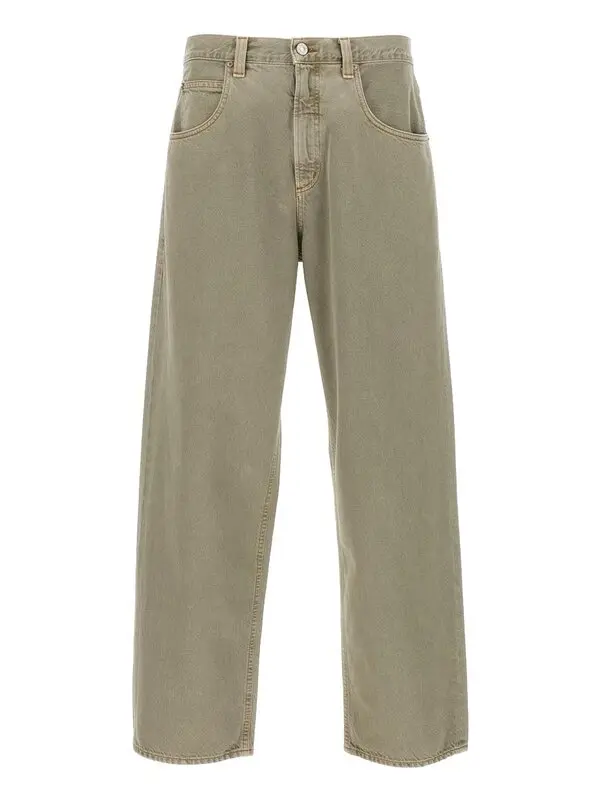 AGOLDE Fusion Wide Leg Jeans - Gray