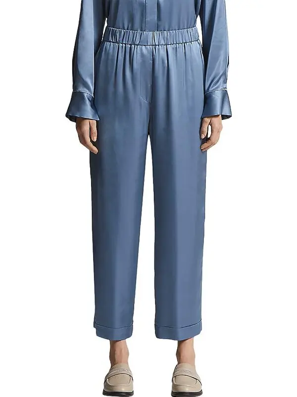 Peserico Pull On Pants - Reflection Blue