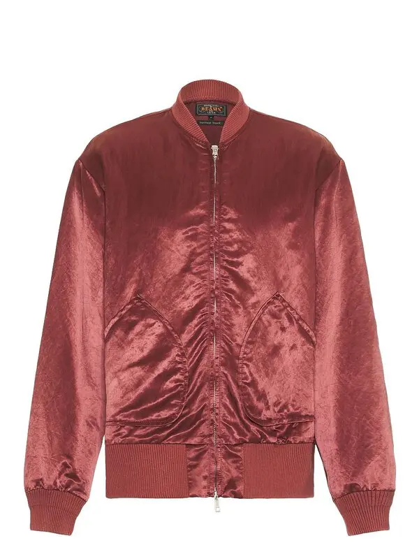 BEAMS Sports Broken Blouson - Burgundy