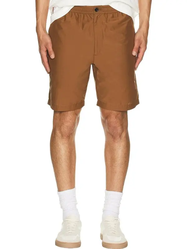 Theory Straight Cut Shorts - Deep Tobacco