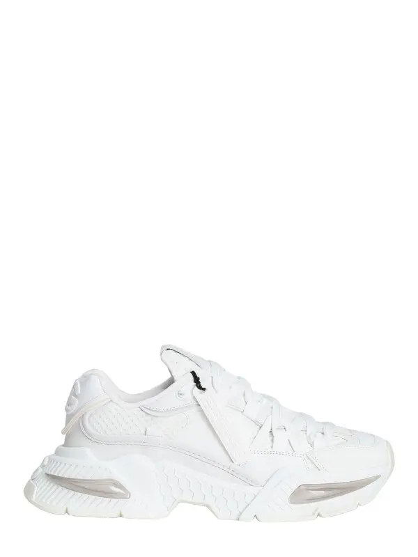 Dolce & Gabbana Airmaster Mixed-material Sneakers - White