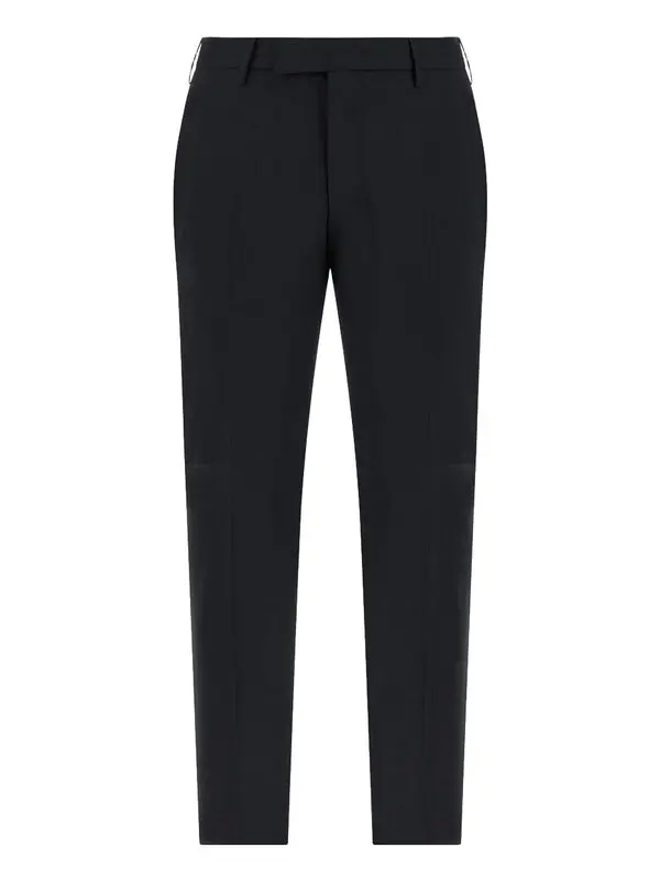 PT TORINO Dieci Straight Leg Trousers - Black