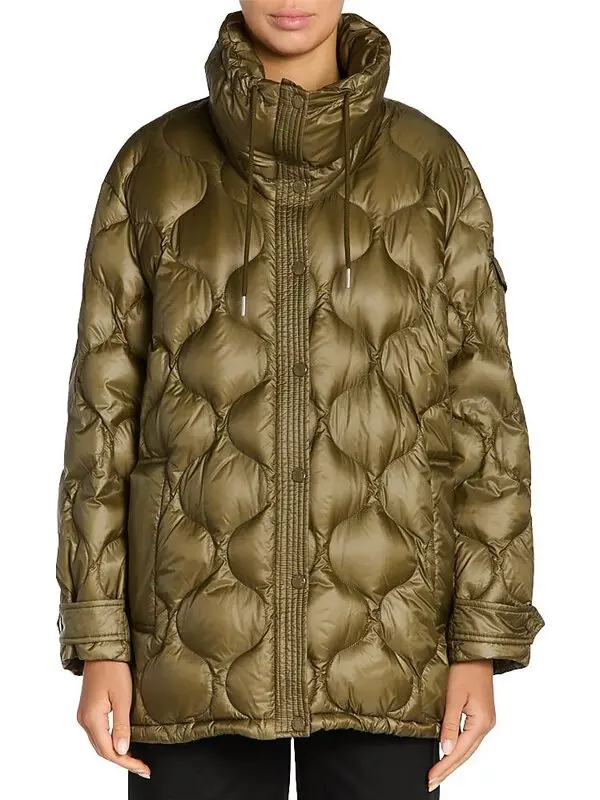 Moncler Lombi Short Parka - Medium Green