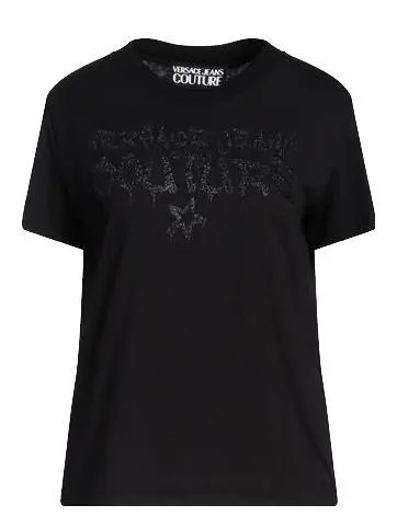 Versace Printed Cotton T-shirt - Black