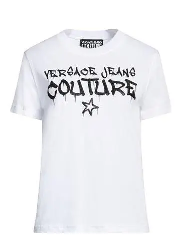 Versace Printed Cotton T-shirt - White
