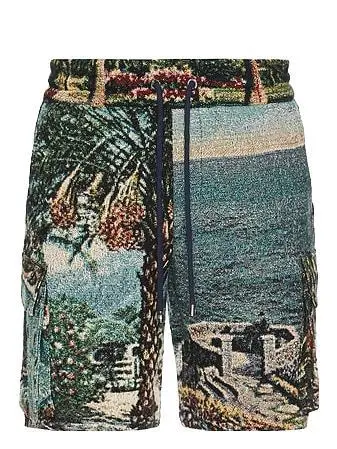 Amiri Paradise Tapestry Cargo Short - Multi