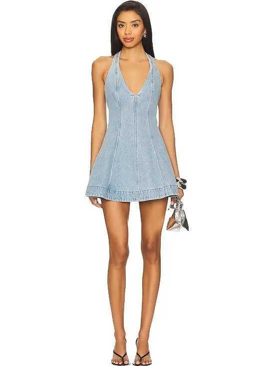 Retrofete Renfri Denim Dress - Blue