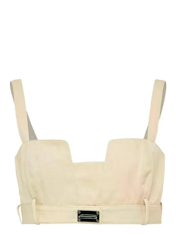Alexis Veri Belted Tank Top - Neutrals