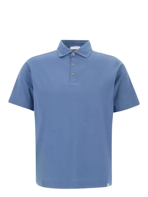 DIKTAT Short-sleeve Polo Shirt - Blue