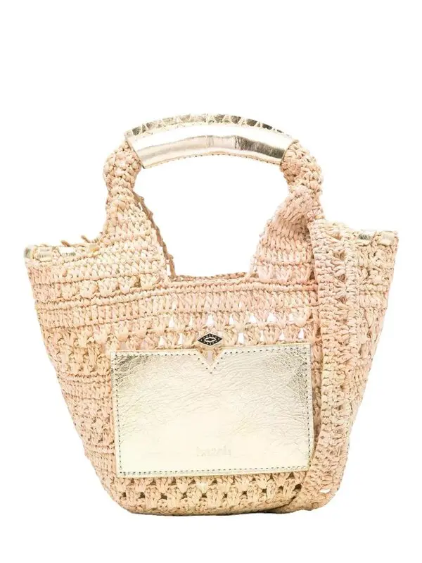 Ba&sh Crochet Tote Bag - Neutrals
