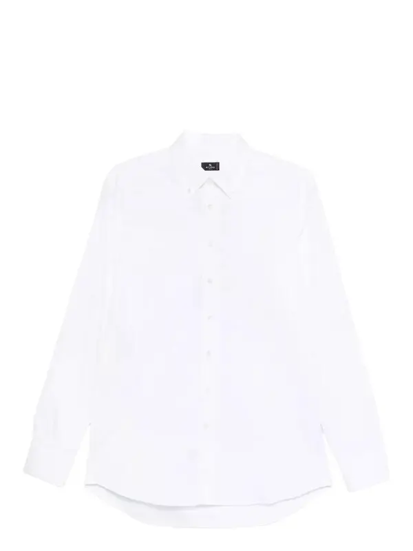Etro Button-down Logo Shirt - White
