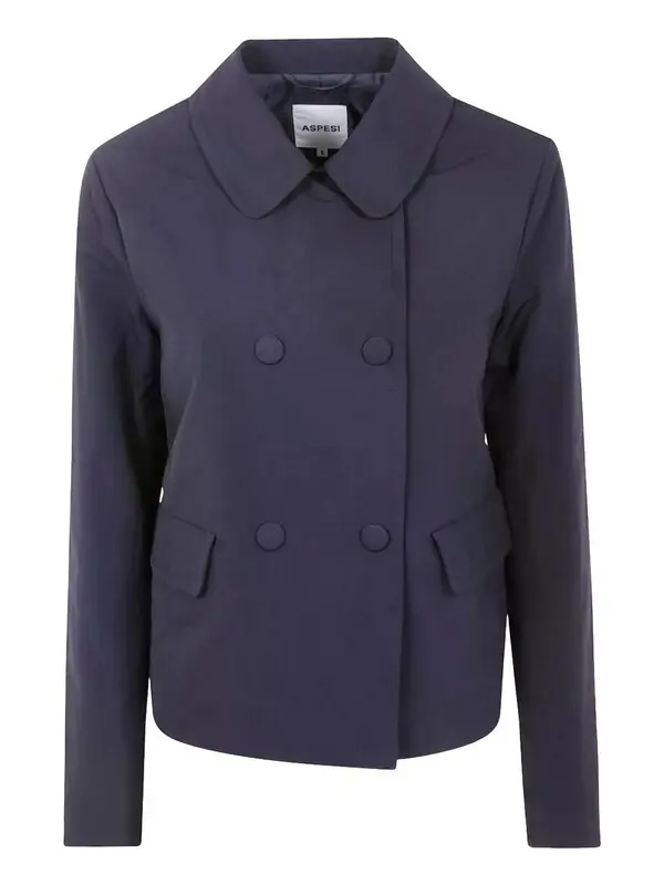 Aspesi Double-breasted Jacket - Blue