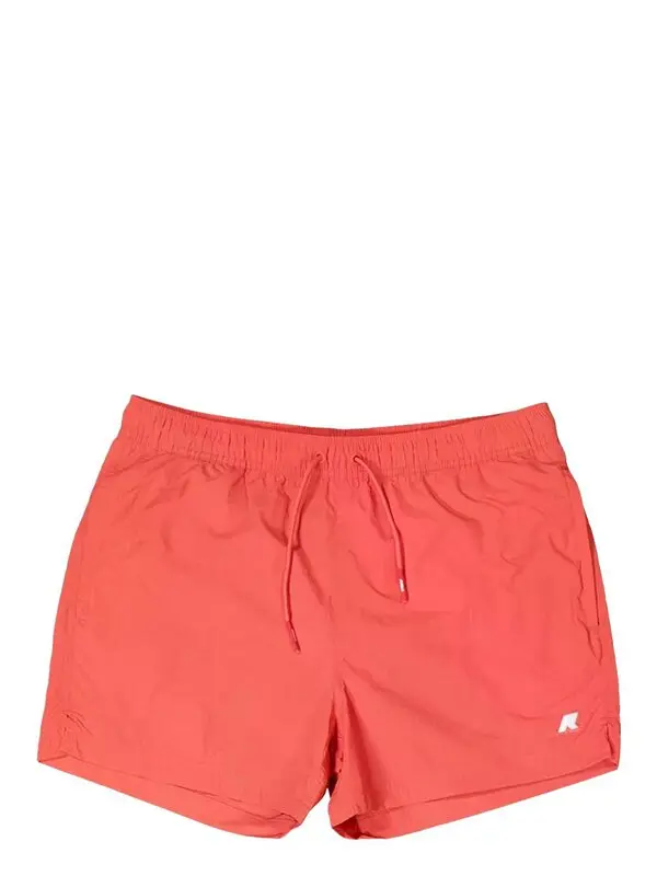 K-WAY Logo-patch Swim Shorts - Red