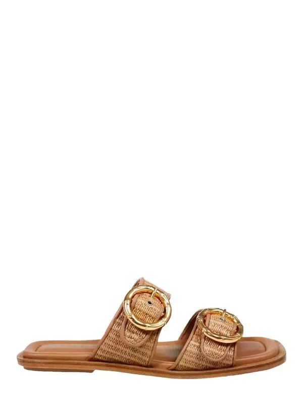 AMATO DANIELE Daniele Double-buckle Sandals - Brown