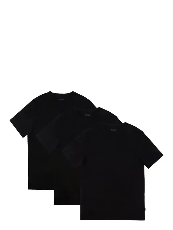 BOSS Crew-neck Short-sleeve T-shirt - Black