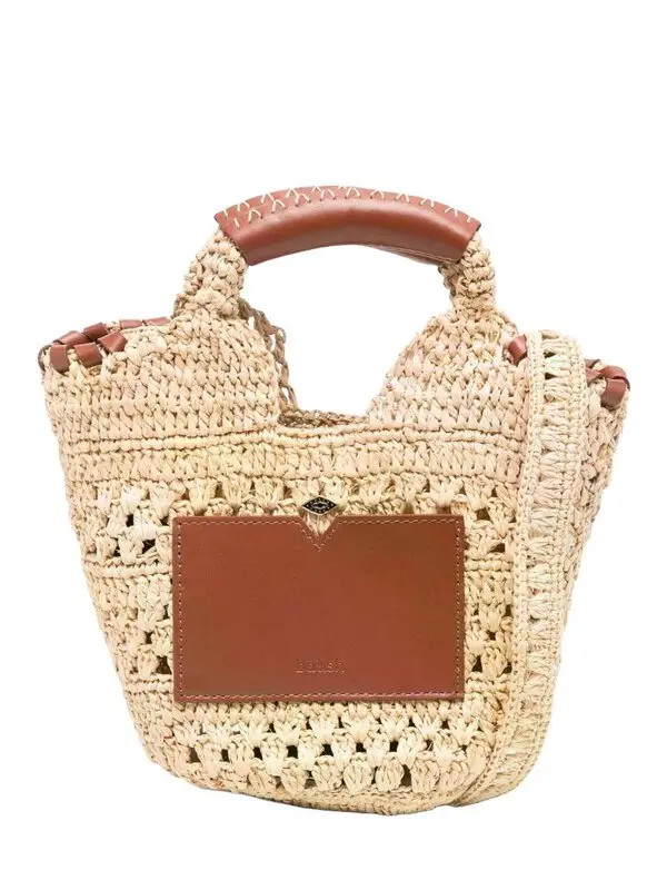 Ba&sh Ara Crochet Tote Bag - Neutrals