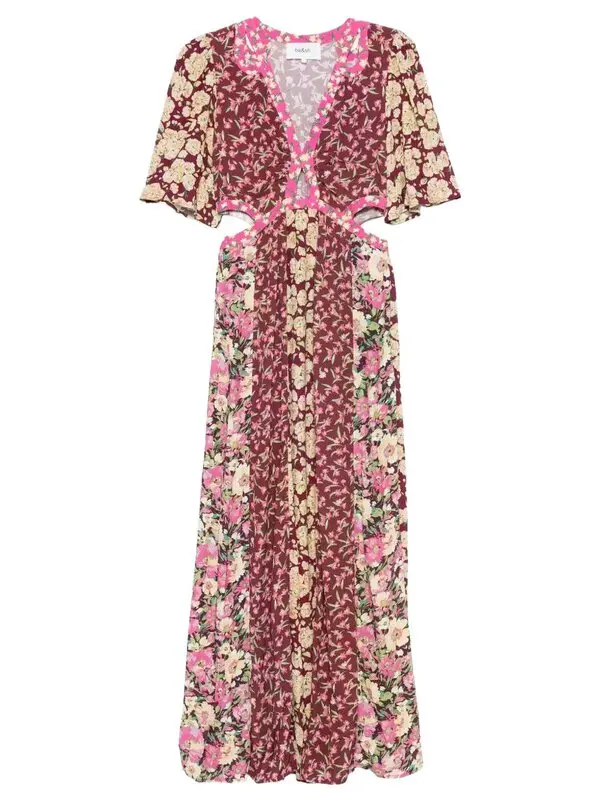 Ba&sh Ilma Floral Maxi Dress - Pink