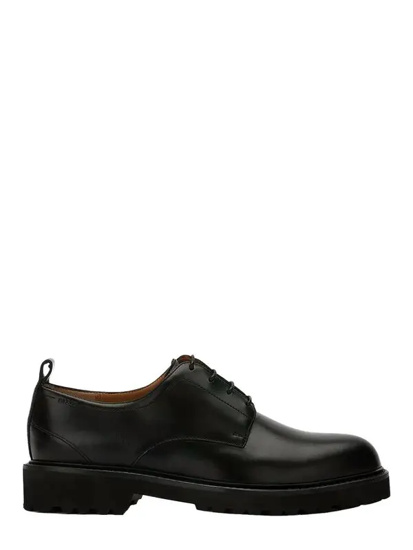 Bally Lace-up Leather Derby Shoes - Black