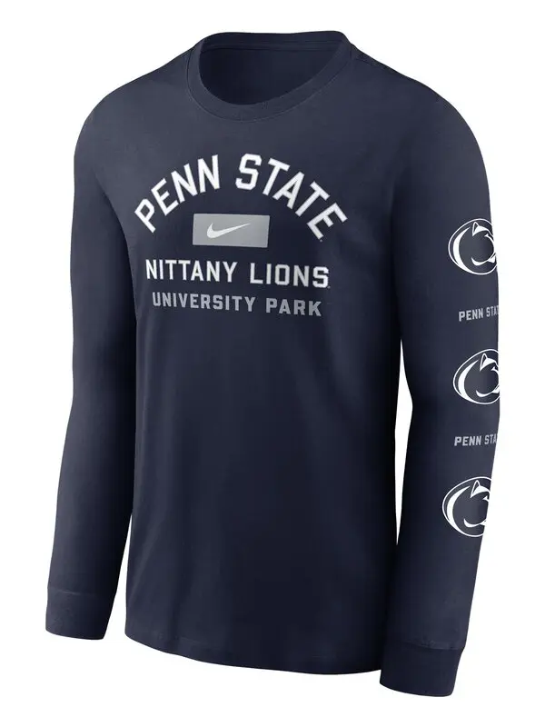 Nike Penn State Campus Classic Location College Long-sleeve T-shirt - Blue