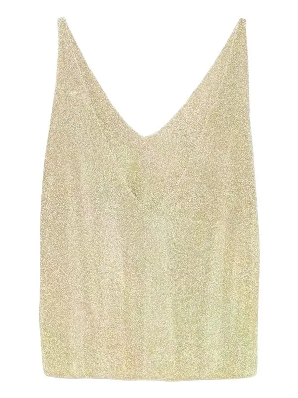 Ba&sh Zuani Lurex Top - Gold