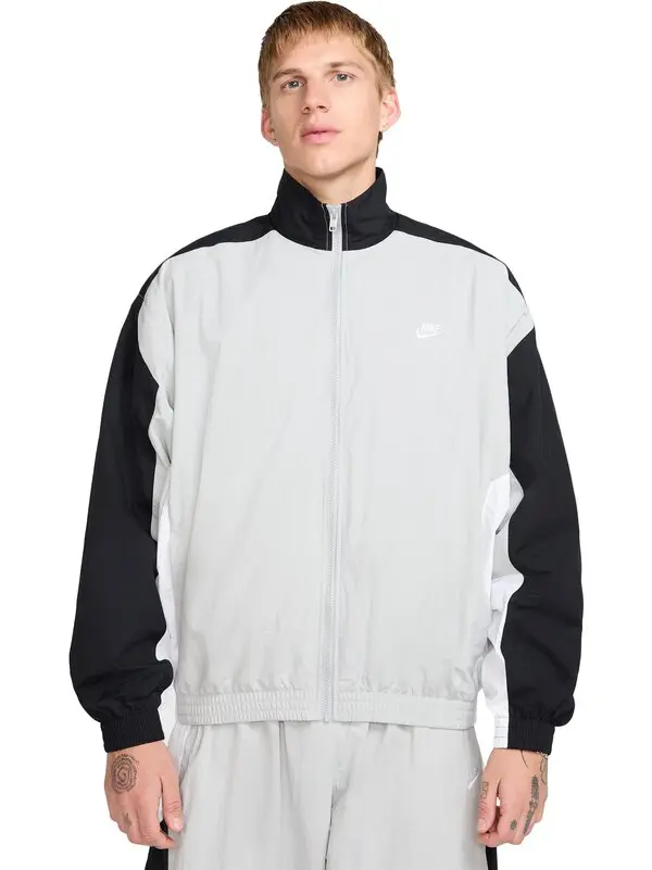 Nike Club Oversized Woven Track Jacket - Grey