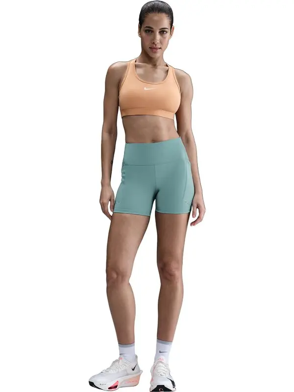 Nike Swift High-waisted 4" Running Shorts - Green