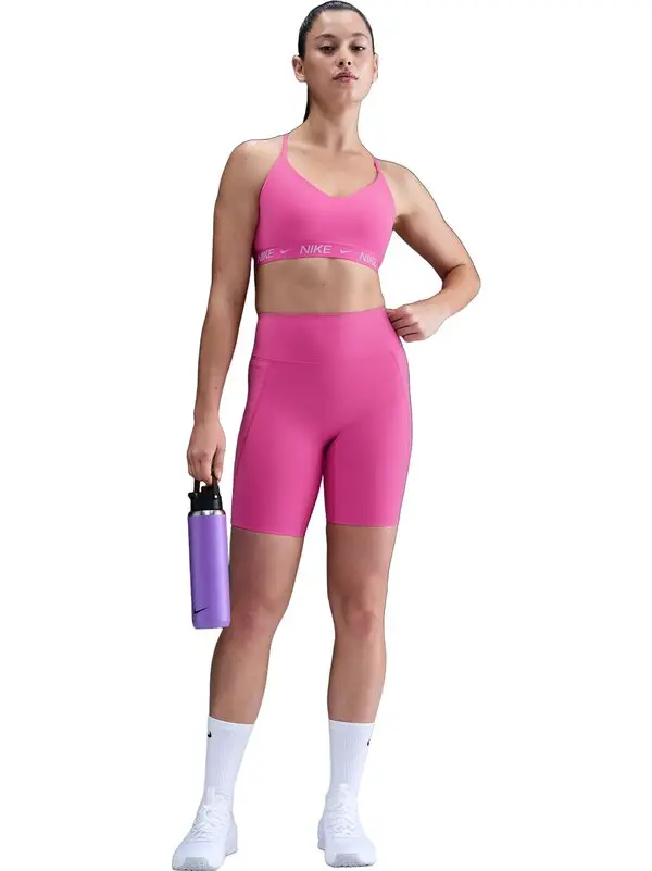 Nike Universa High-waisted 8" Biker Shorts - Pink