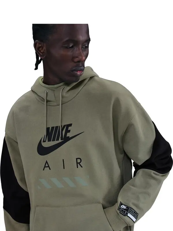 Nike Air Fleece Pullover Hoodie - Green