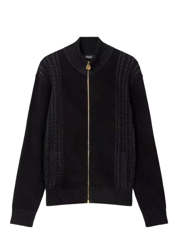 Versace Medusa Cardigan - Grey