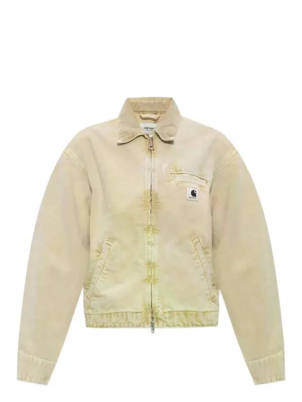 Carhartt Work In Progress Emery Organic-cotton Zip-up Denim Jacket - Neutrals