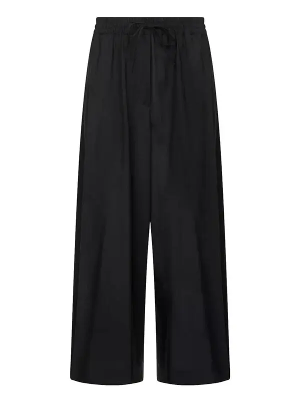 Max Mara Elasticated-waistband Trousers - Black