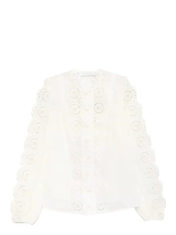 Zimmermann Embroidered Blouse - Neutrals