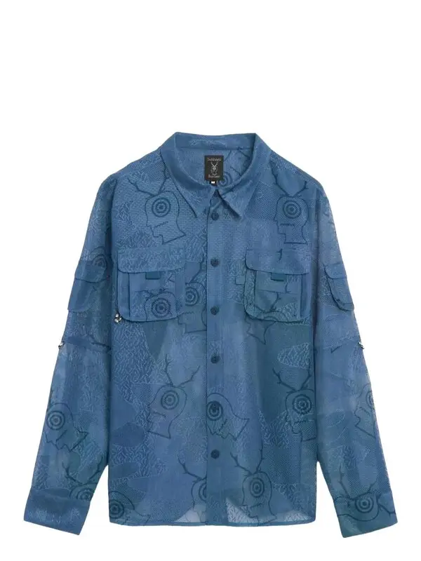 SOUTH2 WEST8 Graphic-print Shirt - Blue