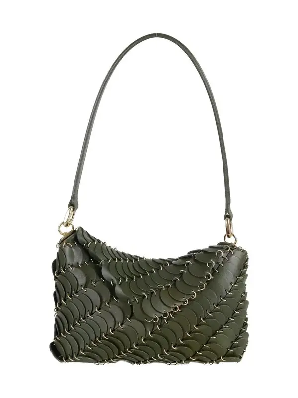 Rabanne Scale-detail Shoulder Bag - Green