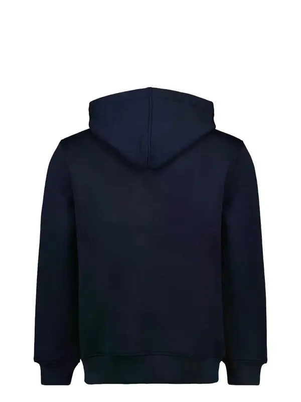 K-WAY Spacer-fabric Hooded Sweatshirt - Blue