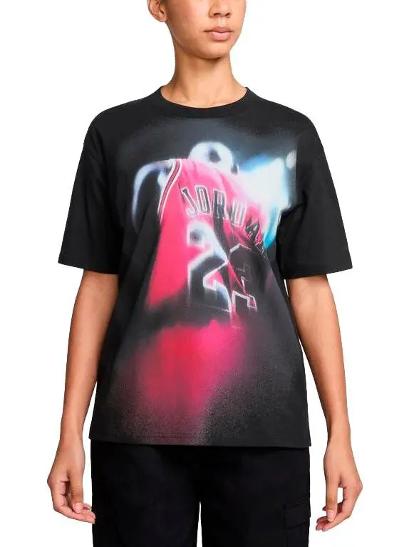 JORDAN Sport Dri-fit T-shirt - Black/white