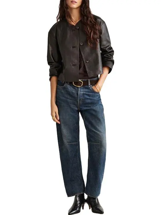 Madewell Darted Barrel Leg Jeans - Danver Wash