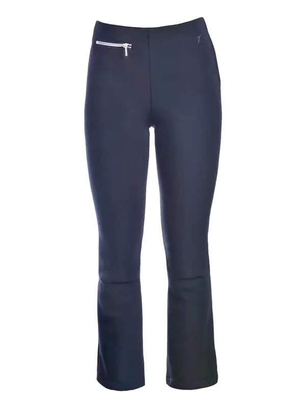 ROBERTA TONINI Embroidered-logo Ski Trousers - Blue