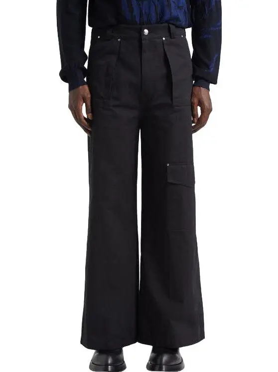 Alexander McQueen Workwear Cargo Trousers - Black